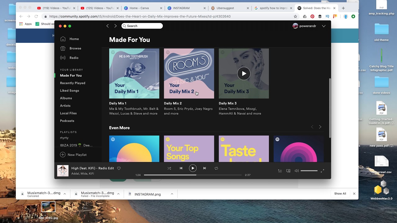 SPOTIFY - HOW TO IMPROVE DAILY MIX? - YouTube