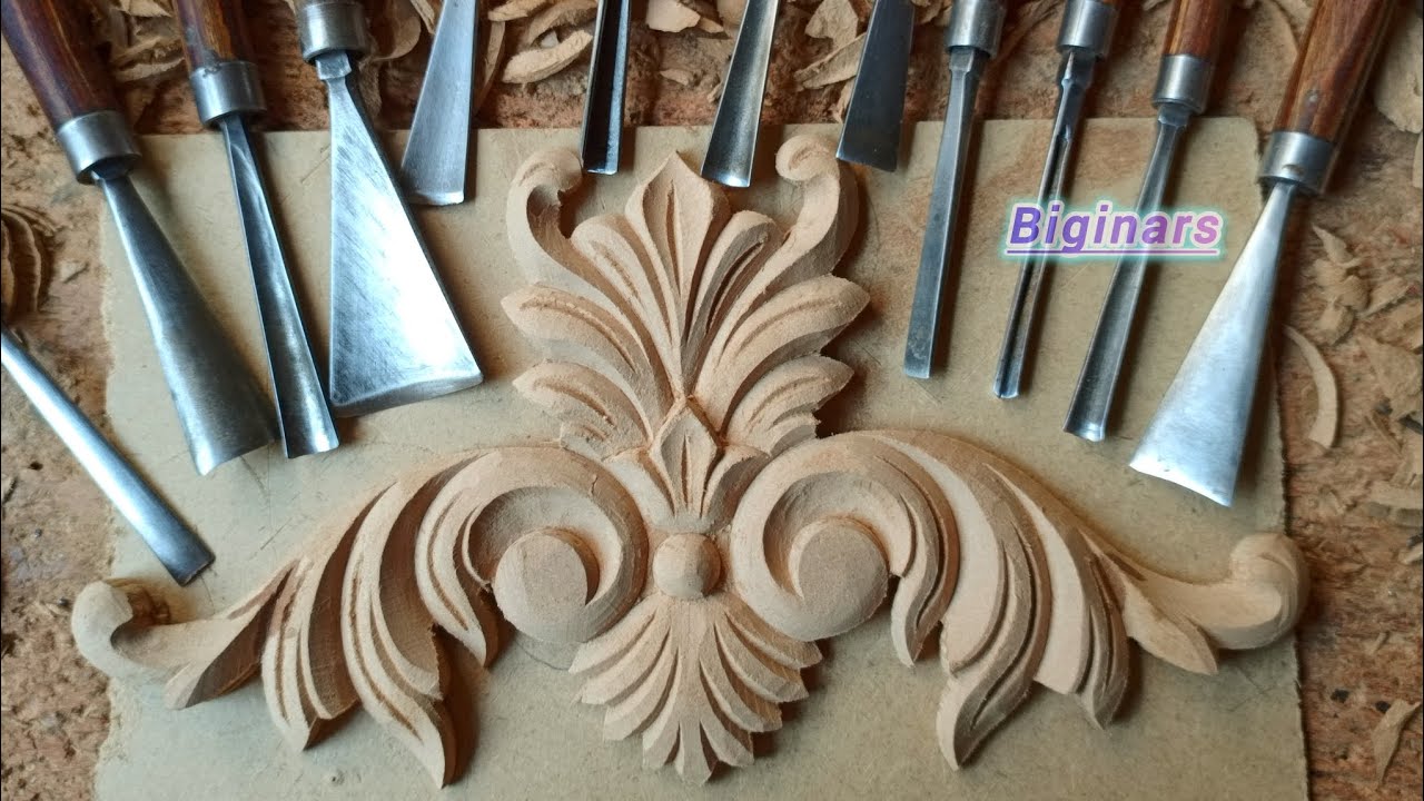 Wood carving MDF for biginars how to wood carving - YouTube