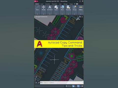 Autocad Copy Command Tips and Tricks.. #autocad #tutorial #tipsandtricks #drawing #layer #shorts ...