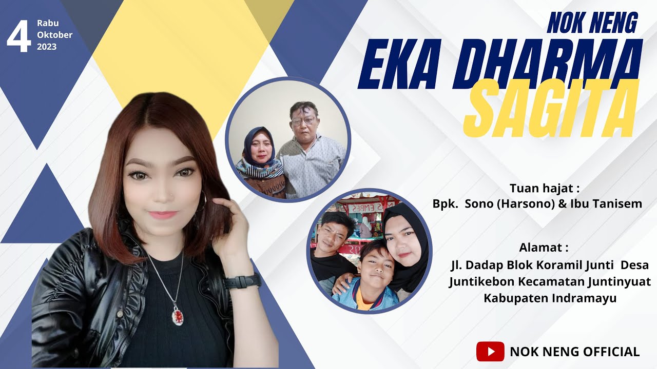 lIVE EKA DARMA SAGITA (Nok Neng) || JUNTINYUAT 04 OKTOBER 2023 || SIANG - YouTube