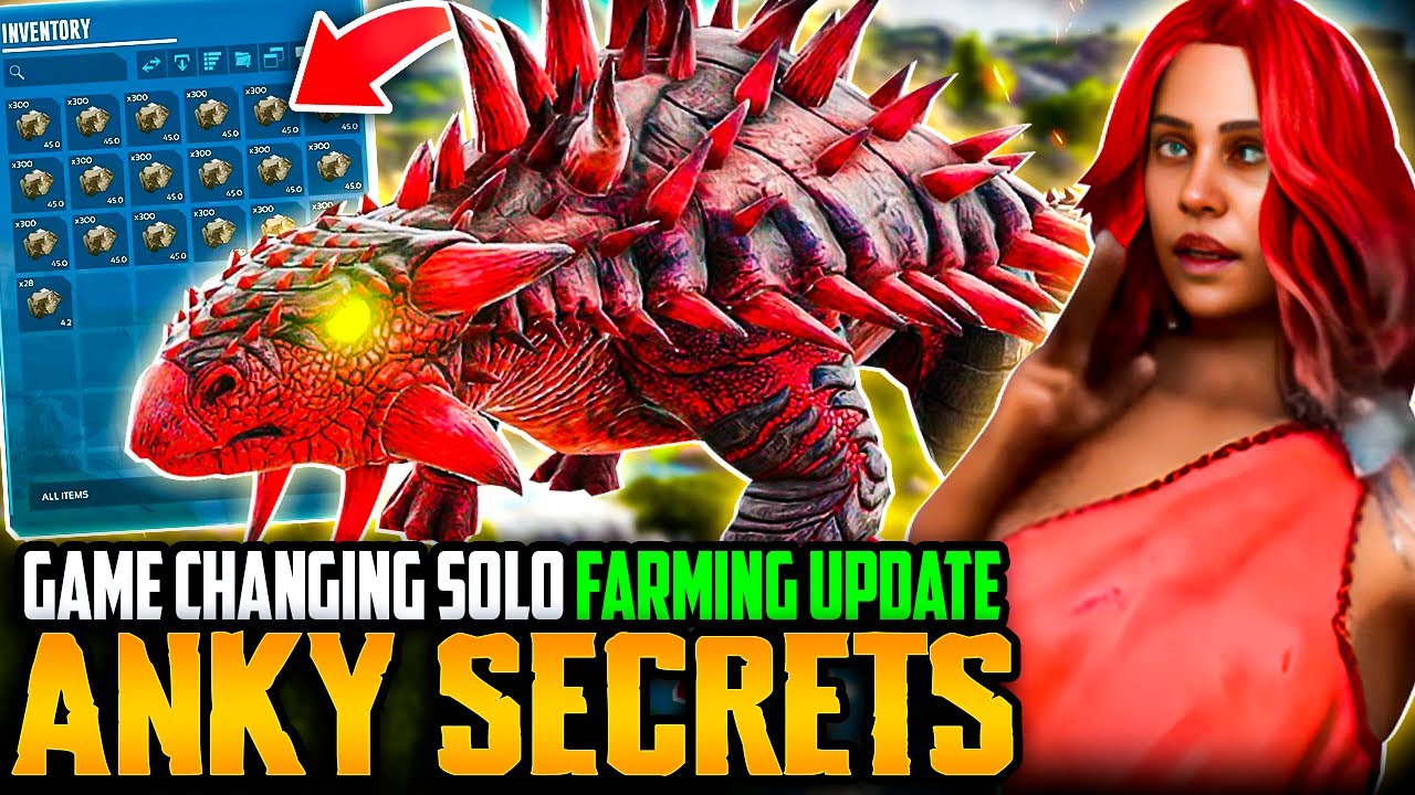 Game Changing Solo Farming Update! Anky Secrets | Ark ASA - YouTube