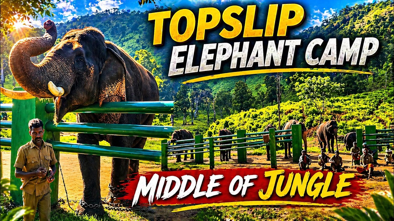 Topslip Kozhikamuthi Elephant Camp Middle of Jungle | Pollachi ...
