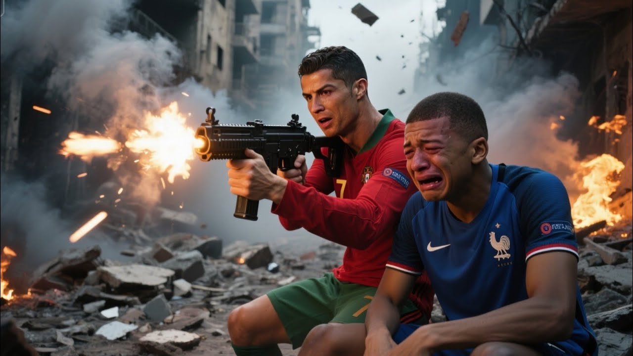 Cristiano Ronaldo Saves Kylian Mbappé from Terrorist Attack! - YouTube