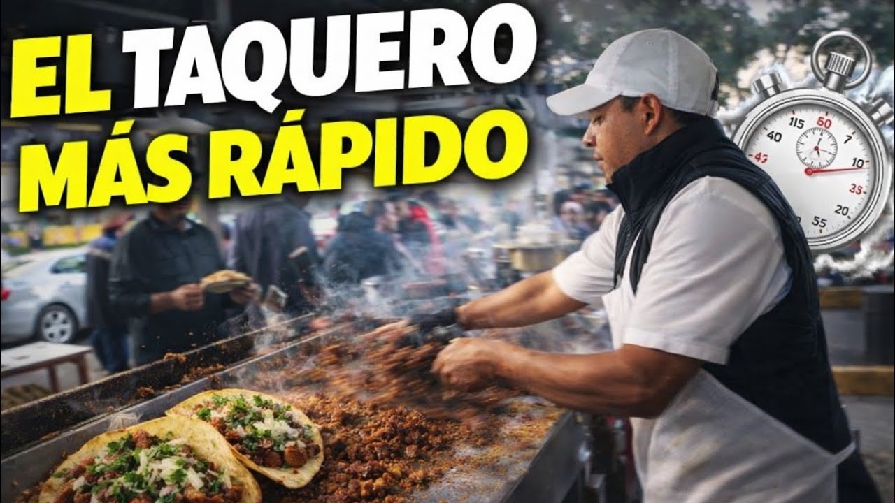 ¿El taquero más rápido de México? 🇲🇽🔥Tacos Fito's Tijuana.. - YouTube