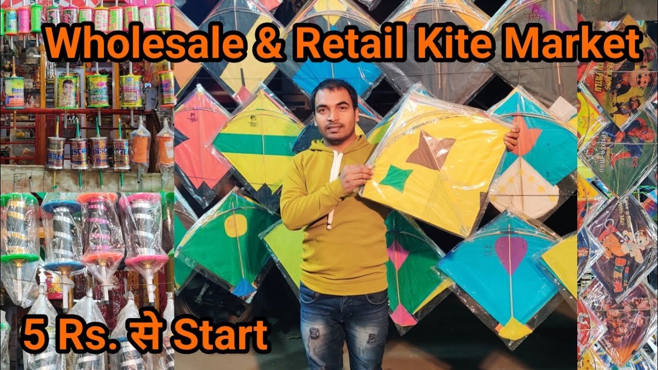 Wholesale & Retail kite market | Kite market Nashik | Patang market ...