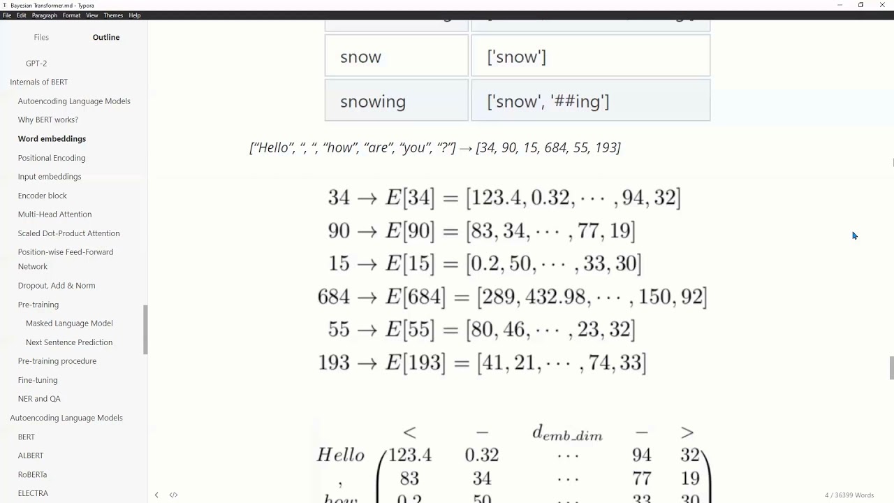 Bayesian Transformer自编码模型bert培训课程片段3:bert输入内容word Embeddings三大步骤及其内幕工作
