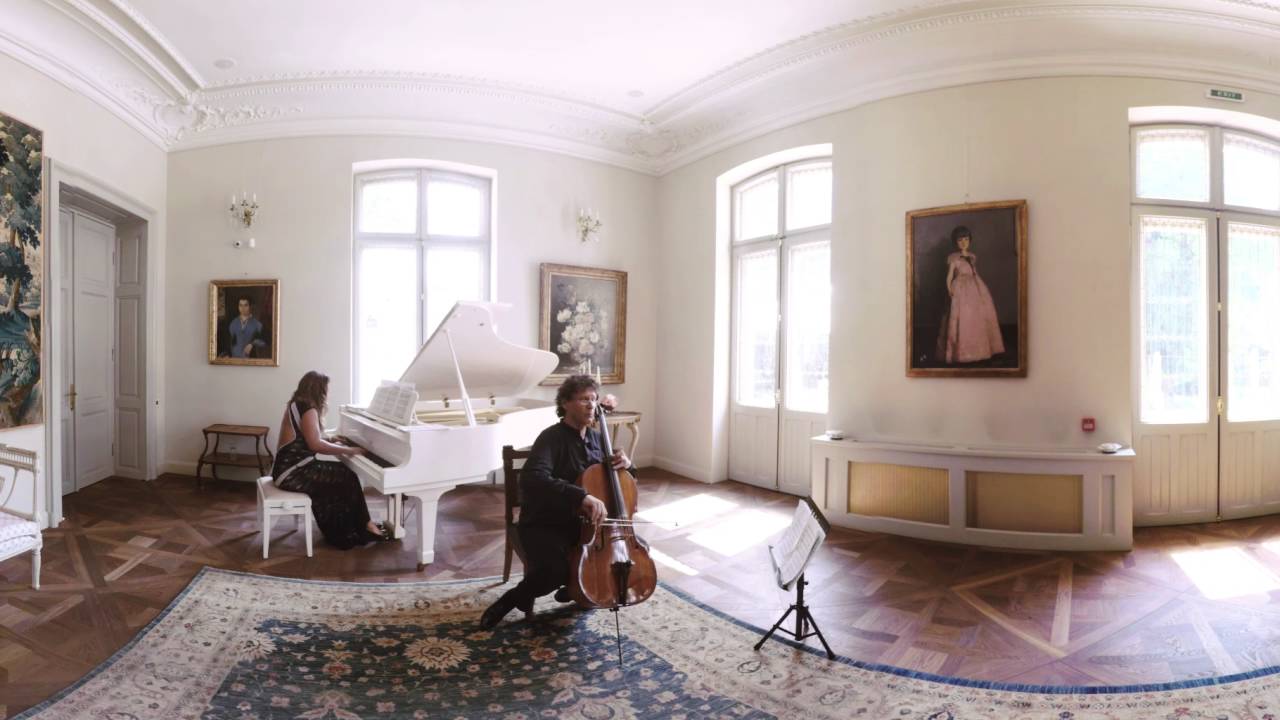 360° Salut d'Amour - Rodin MOLDOVAN & Ioana LUPASCU (Elgar) - YouTube