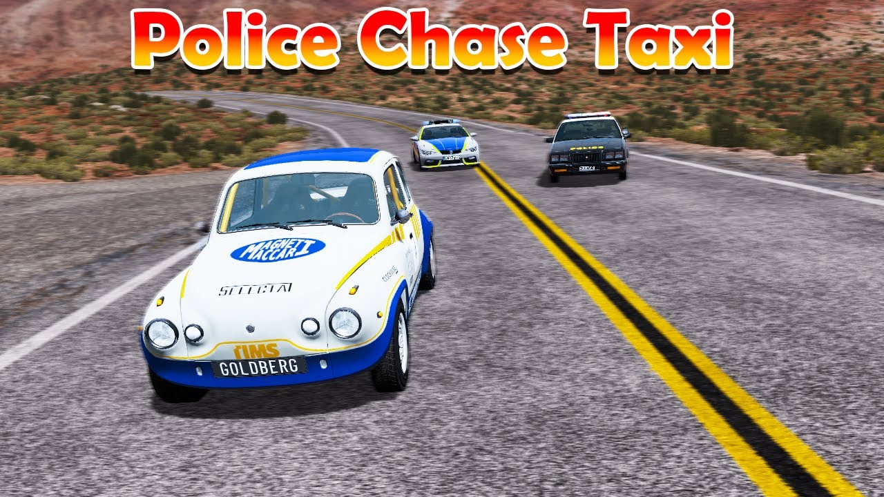 💥Police Chasing Me | BeamNG Drive | Funny Talking | Driving Taxi 🚗💥 # ...