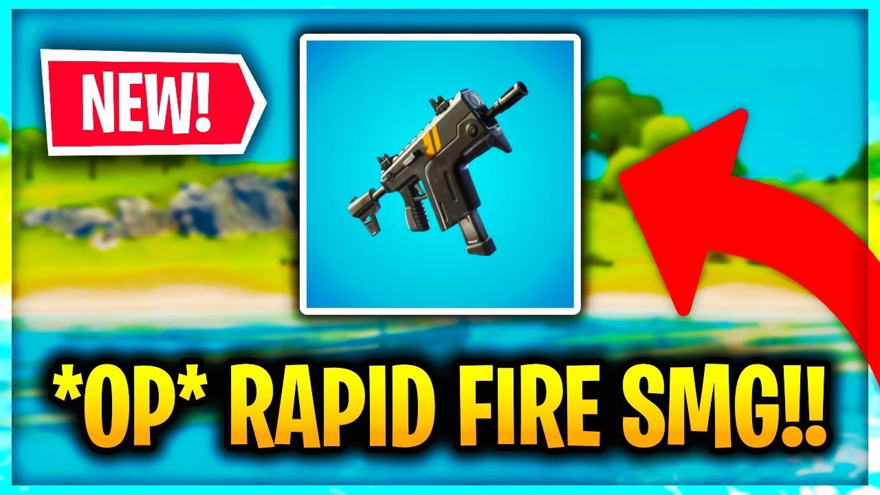 Fortnite Rapid Fire SMG Gameplay (RARE!) - YouTube