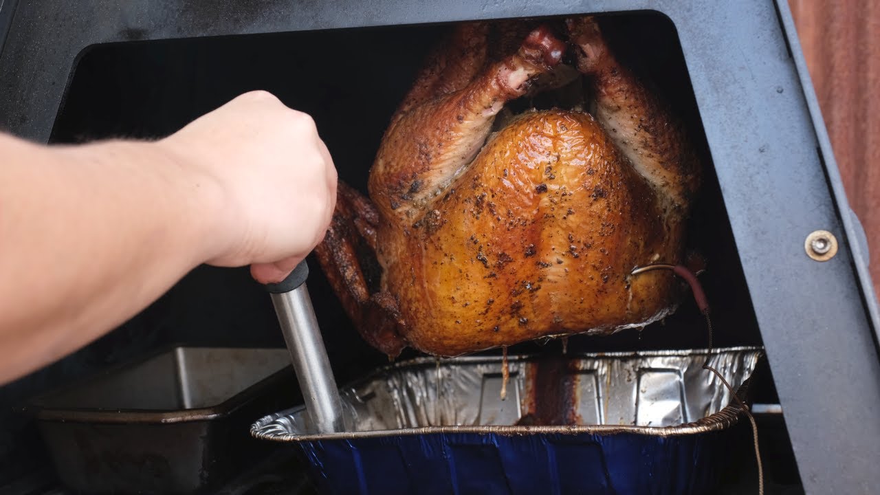 Thanksgiving Turkey Smoked in the Pyro Tower - YouTube