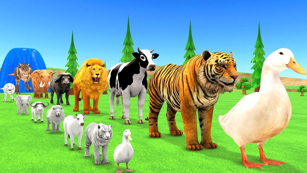 "Paint Animals" Game: New Animal Pack Fun For Everyone - YouTube