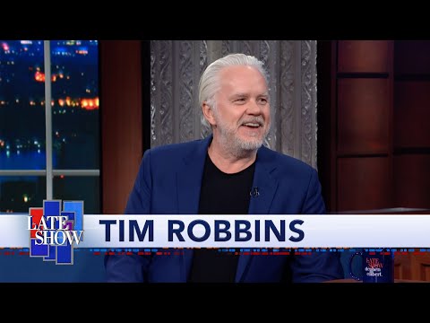 Tim Robbins Quizzes Stephen About \