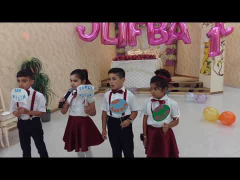 Melakenin Elifba bayrami  1c 166 nomreli mekteb