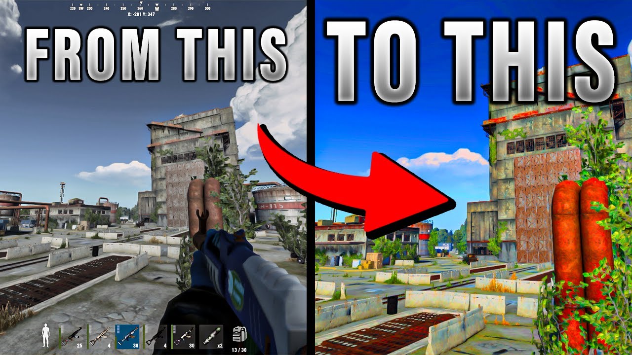 *HOW TO* Make Rust Console LOOK like PC CINEMATICS 60 FPS 4K - YouTube