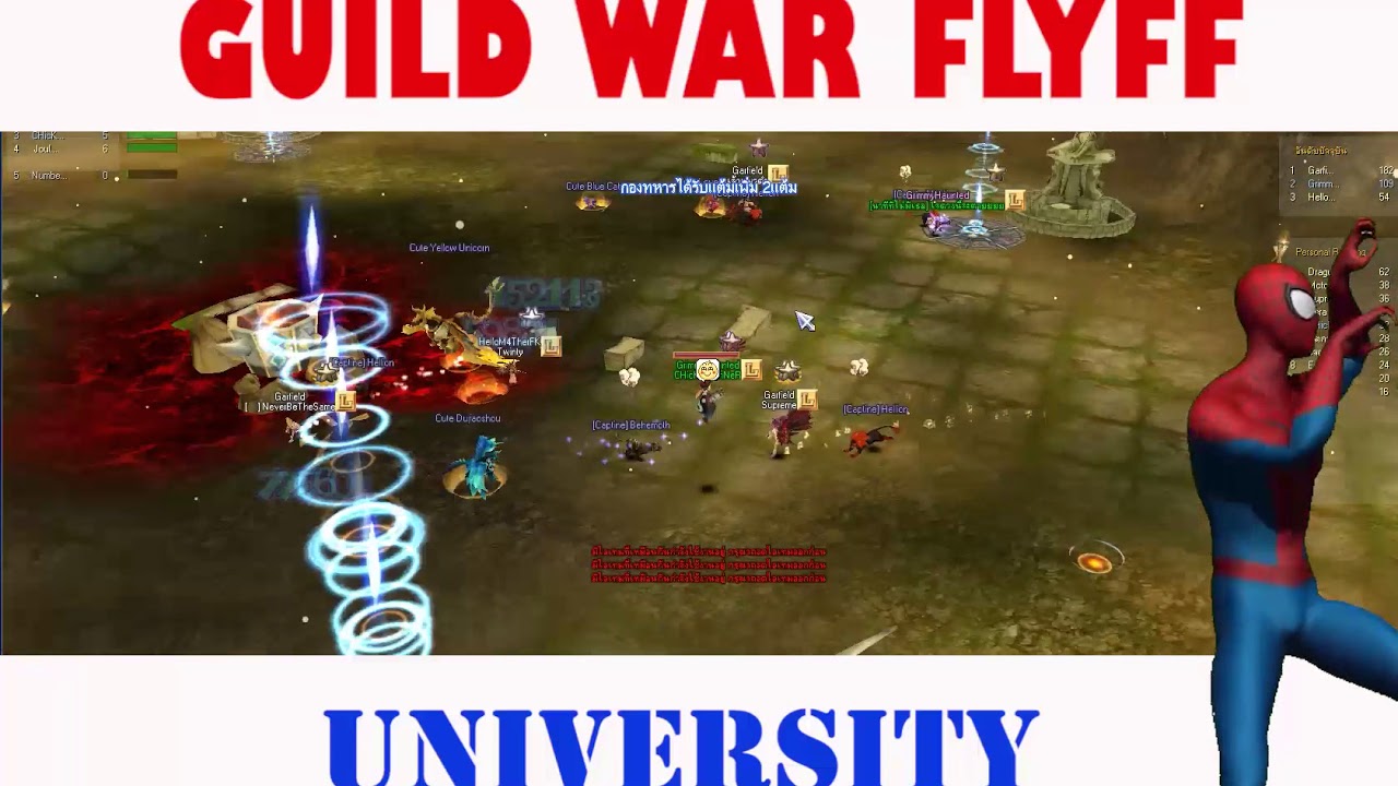 GUILD WAR FLYFF UNIVERSITY EP.02 - YouTube