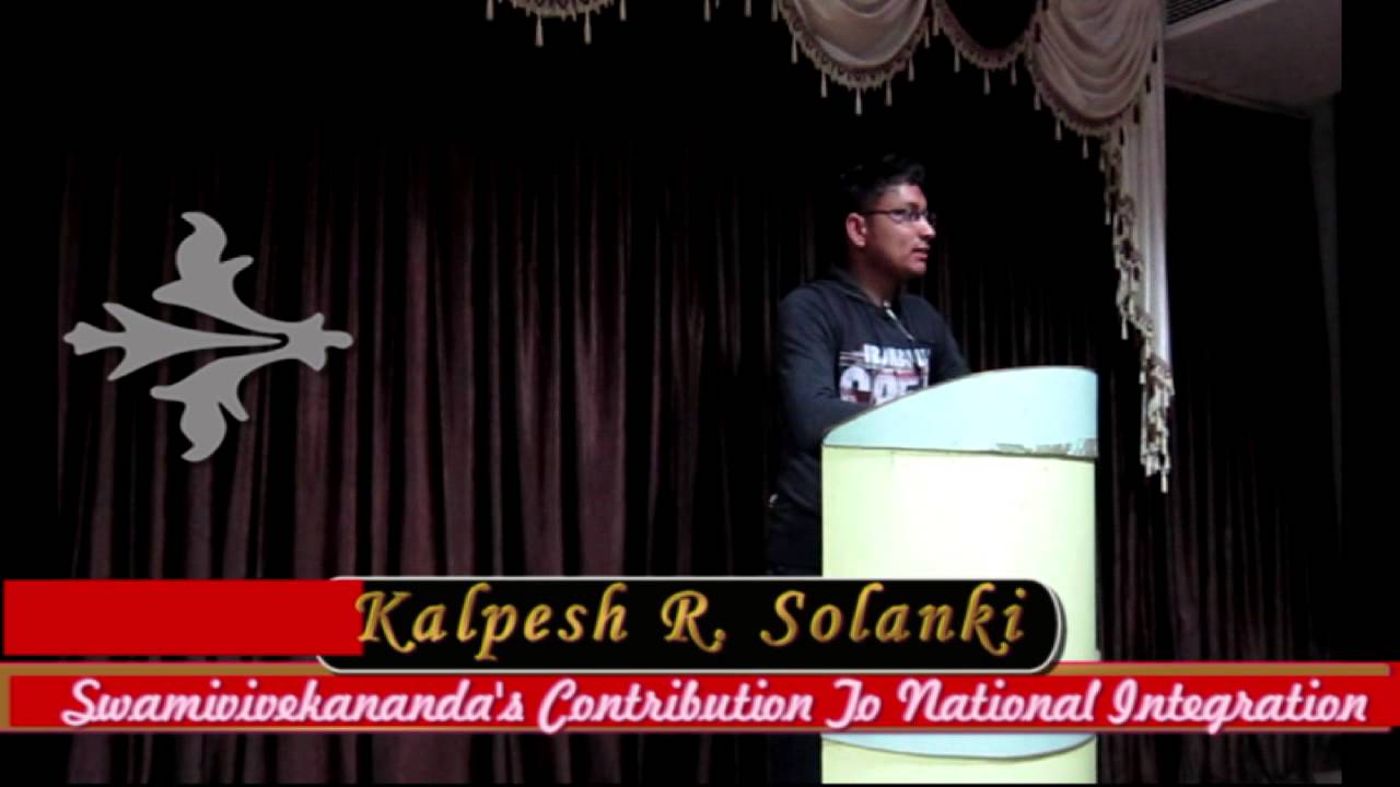 Swamivivekananda's Contribution To National Integration Speech By ...