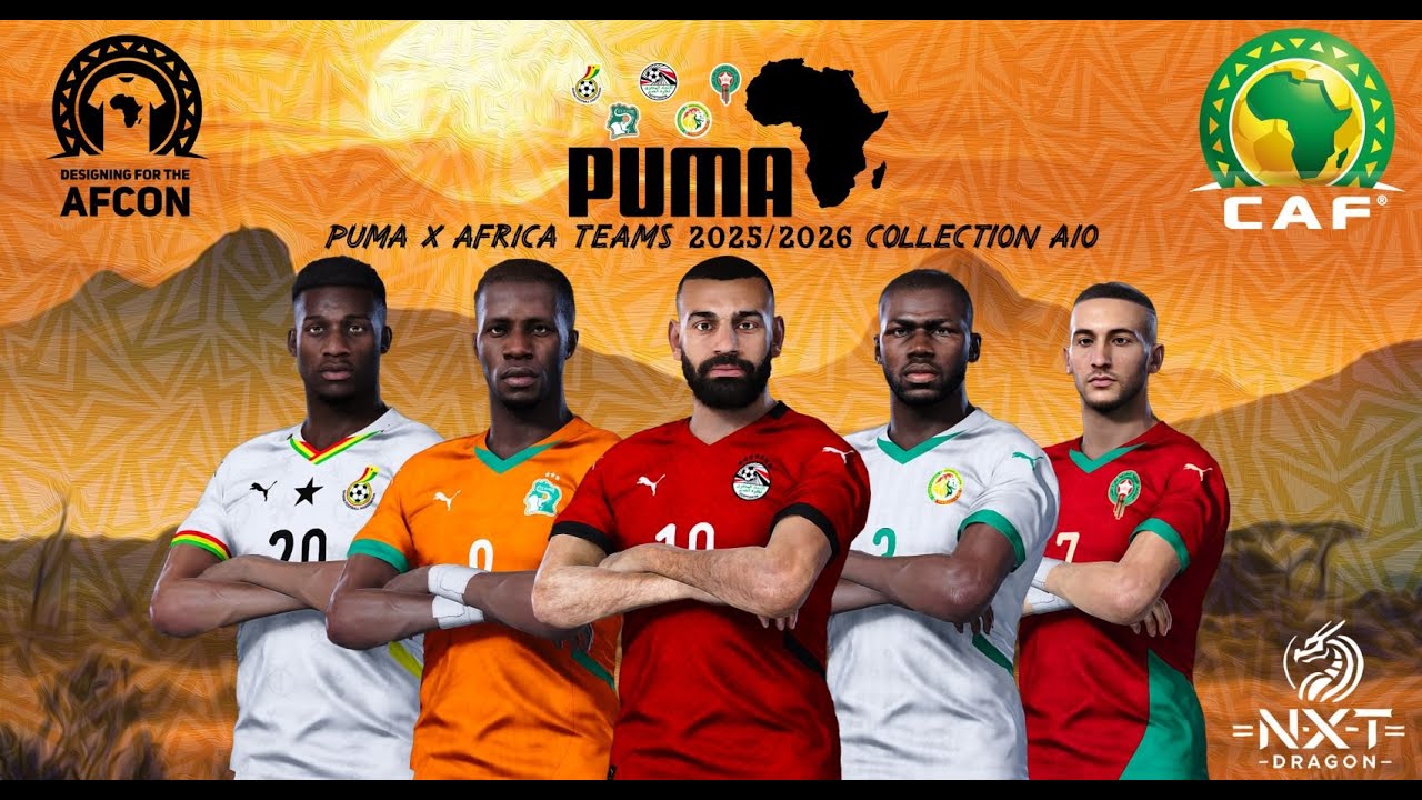 PES 2021 PUMA x AFRICA KITPACK 2025-2026 COLLECTION AIO - YouTube