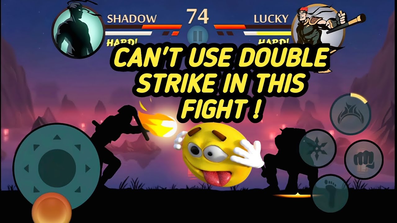 Challenge - " Can't use double strike in this Fight " 😏 But this ...