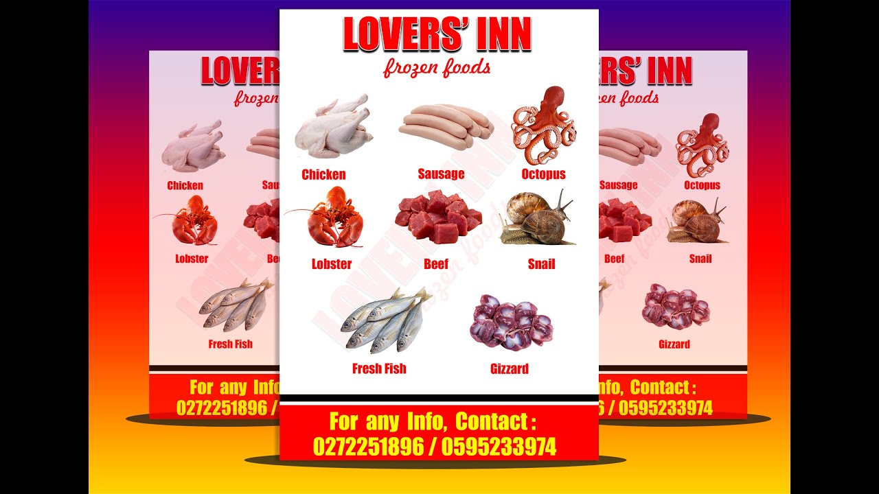 HOW TO CREATE A SIMPLE FLYER FOR BEGINNERS (COLD STORE FLYER) - YouTube