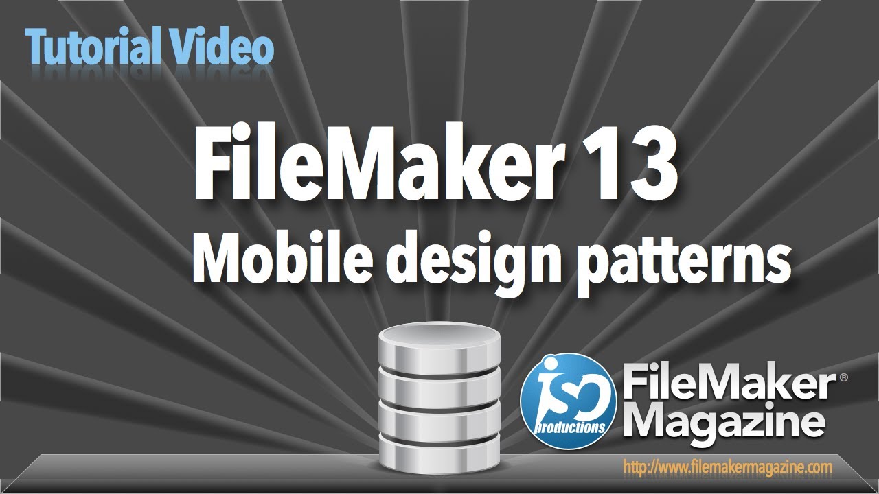 Filemaker Tutorial Mobile Design Patterns Youtube 9966