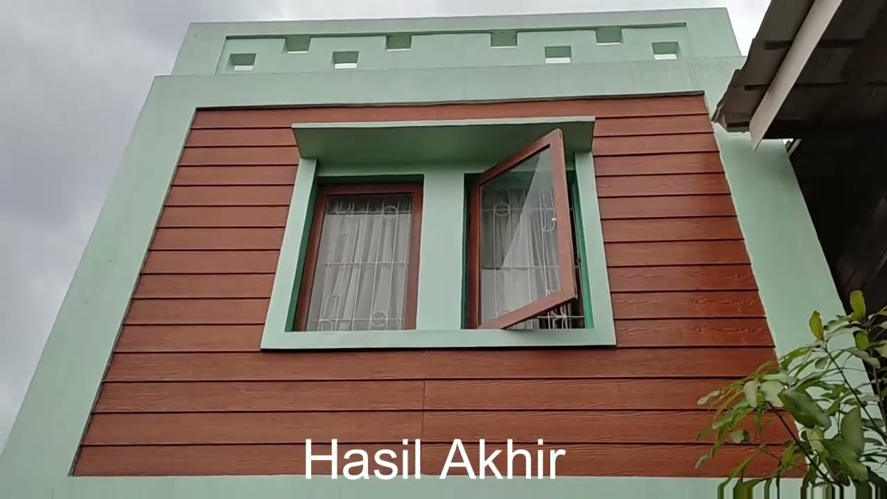 Gambar Kayu Rumah Jendela Dinding Pemandangan Kota Me