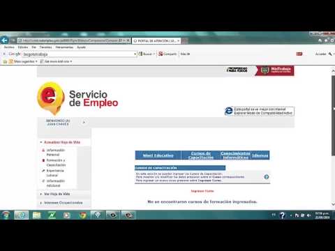 Video tutorial Web Bogota Trabaja -  2b Hoja de vida (formación y capacitación)