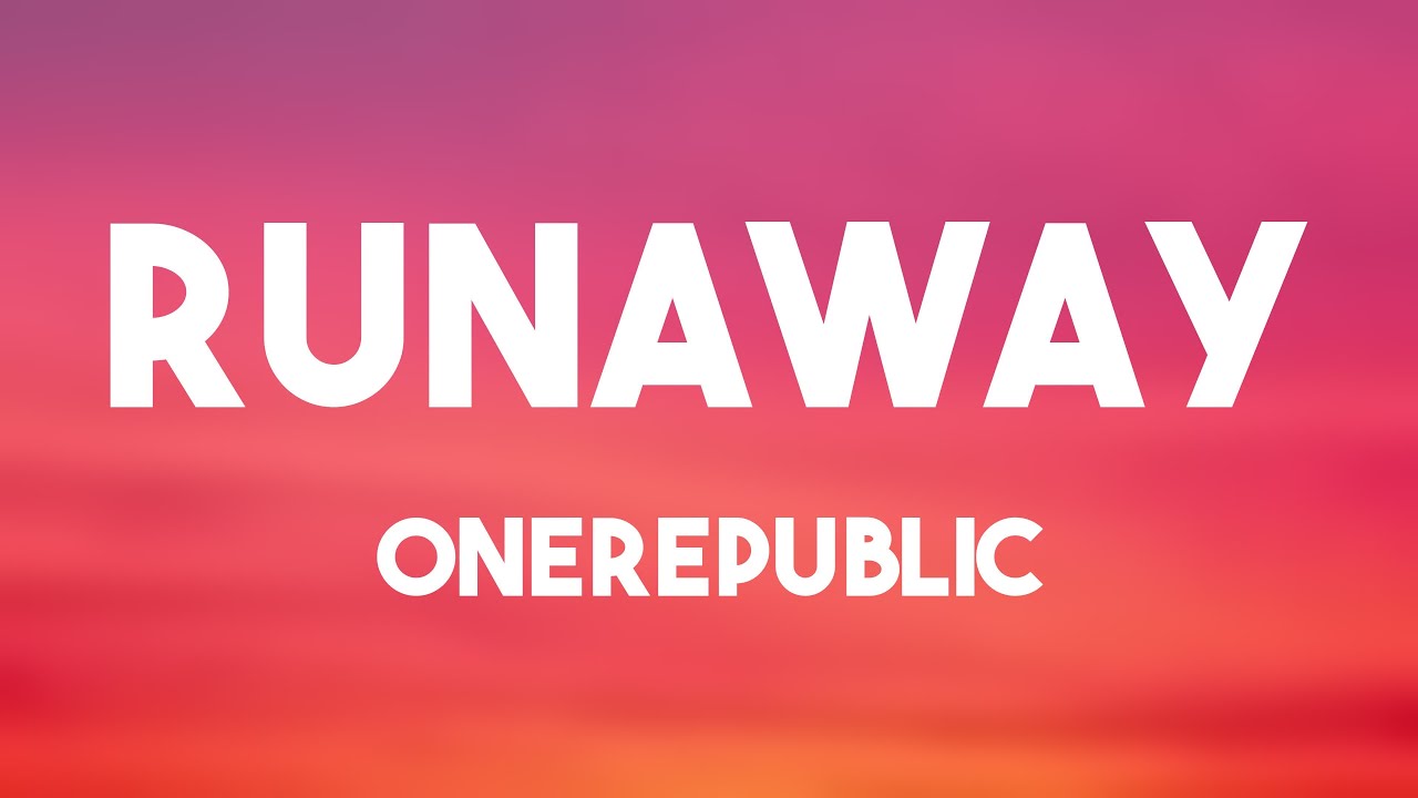 RUNAWAY - OneRepublic {Visualized Lyrics} 🌋 - YouTube