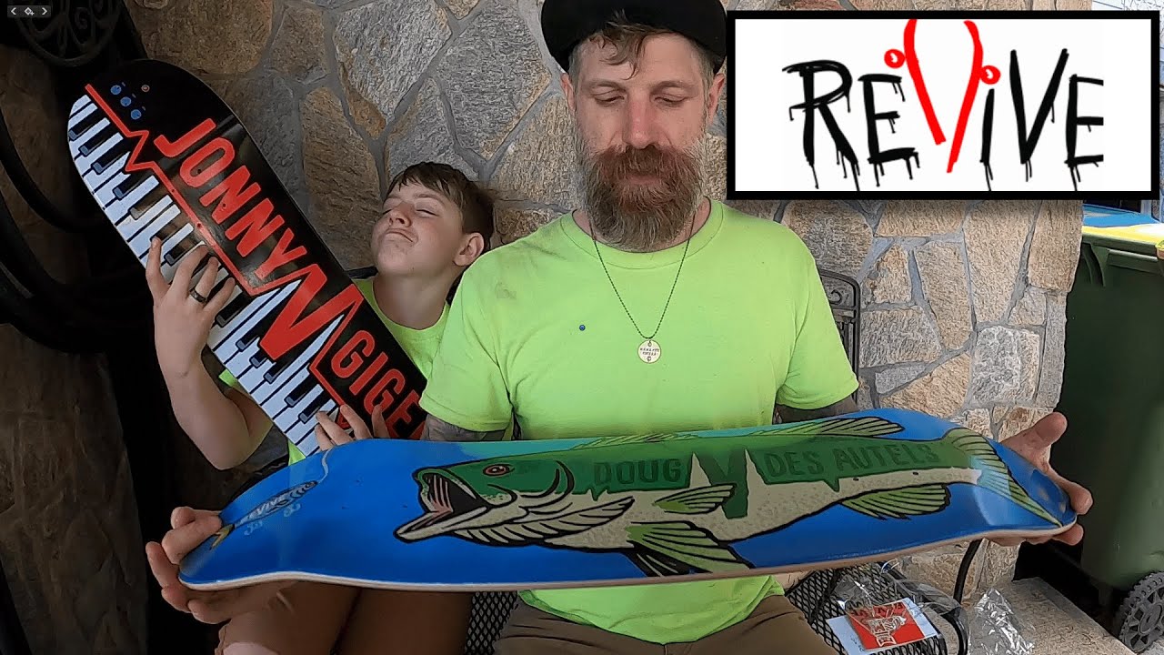 New REVIVE Decks!! ReVive Skateboards Unbox - YouTube