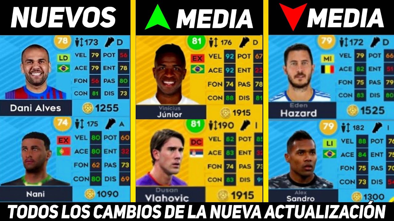 TODAS LAS NOVEDADES GRAN ACTUALIZACIÓN DE DLS 22 | NUEVOS JUGADORES ...