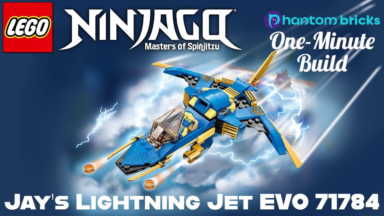 LEGO NINJAGO Jay's Lightning Jet EVO 71784 One-Minute Build #shorts ...