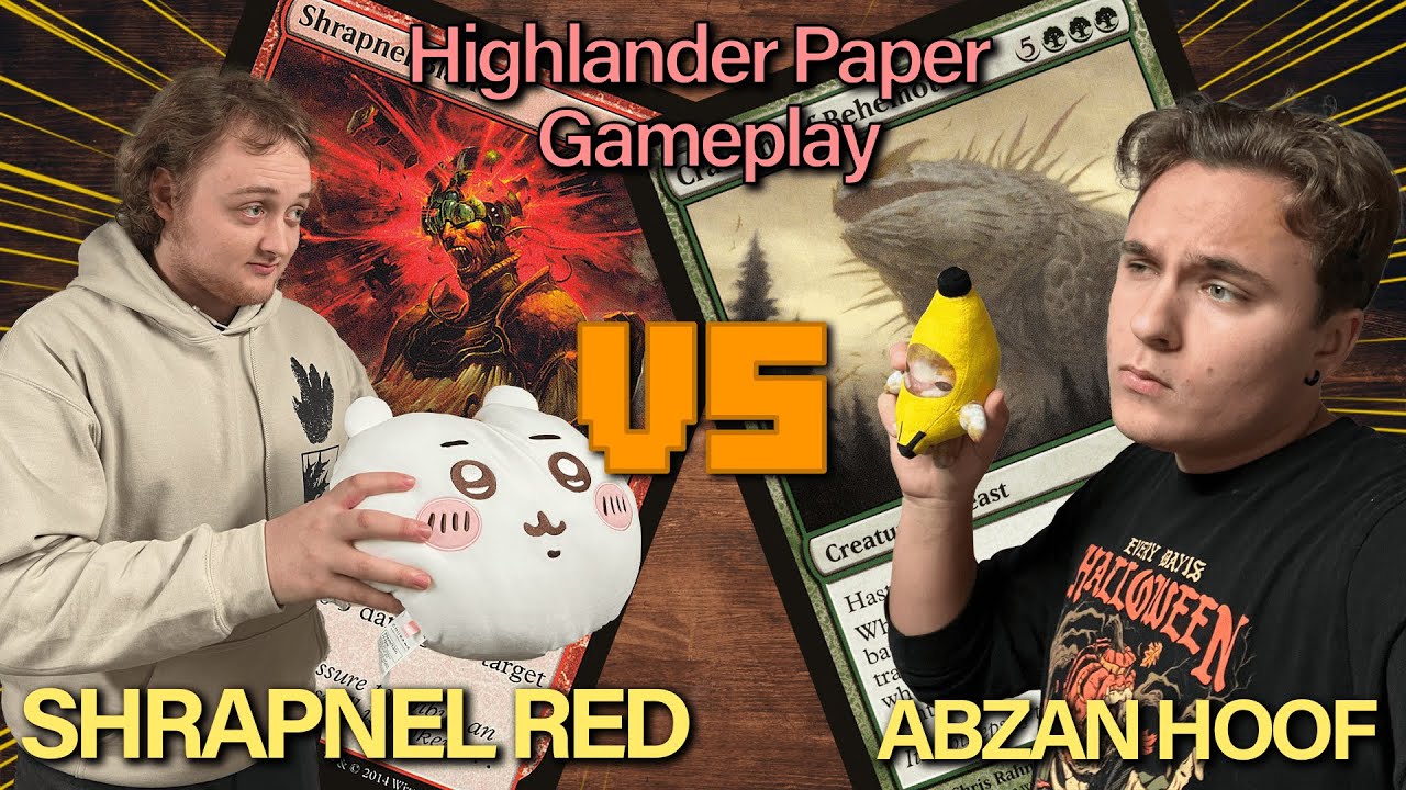 IS HOOF BACK??? || Candian Highlander || Shrapnel Red vs Abzan Hoof ...