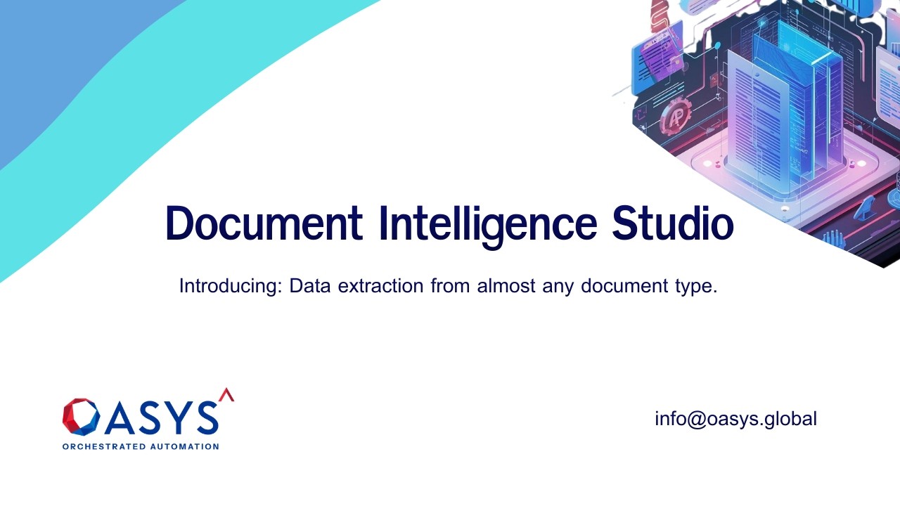 OASYS Document Intelligence Studio - YouTube