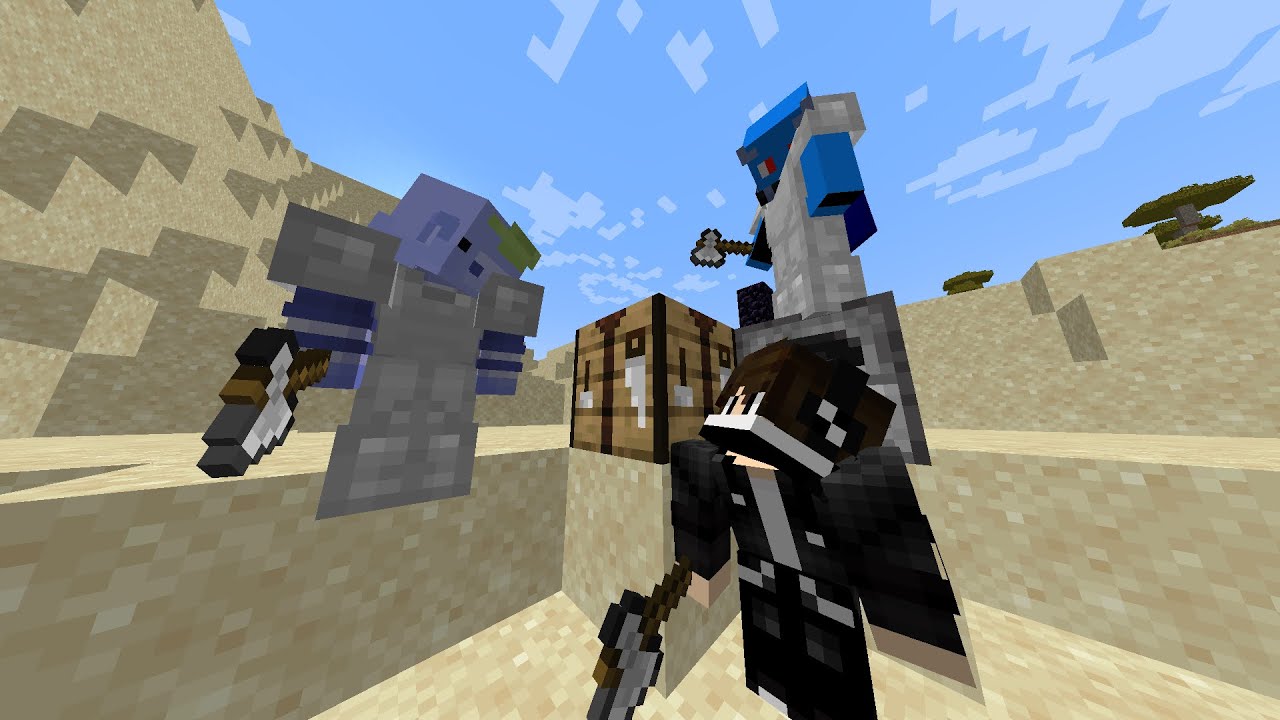 Minecraft Speedrunner VS 2 Hunters REMATCH - YouTube