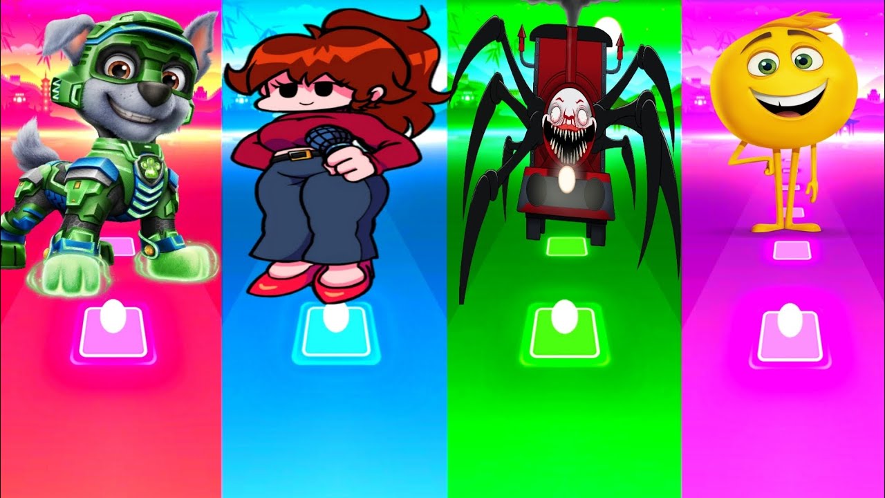 PAW_Patrol_🆚Friday_Night_Funkin🆚Choo_Choo_Charles_2D🆚The_Emoji🥰Who is ...