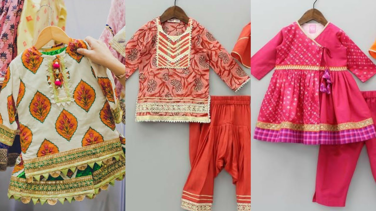 2020 Eid Collection 70 Most Trending Designs For 1 To 7 Year Girls ...
