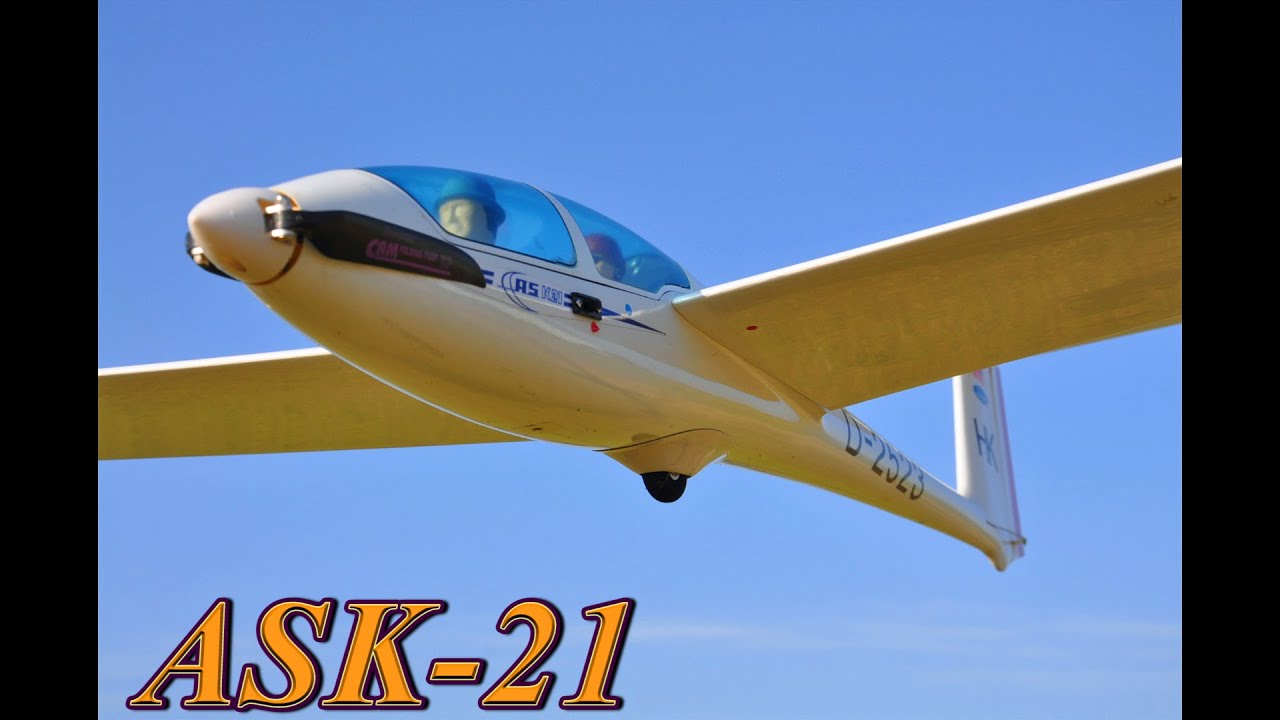 RC Glider ASK-21 Low Flight ラジコン グライダー 低空飛行 - YouTube