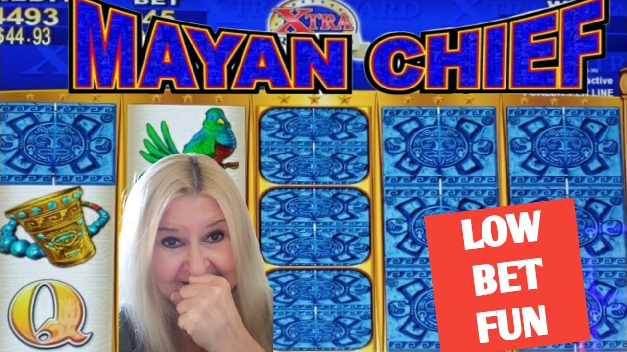 Low Bets Can Be Fun, Right? Konami Games Mayan Chief Slot Machine Xtra ...