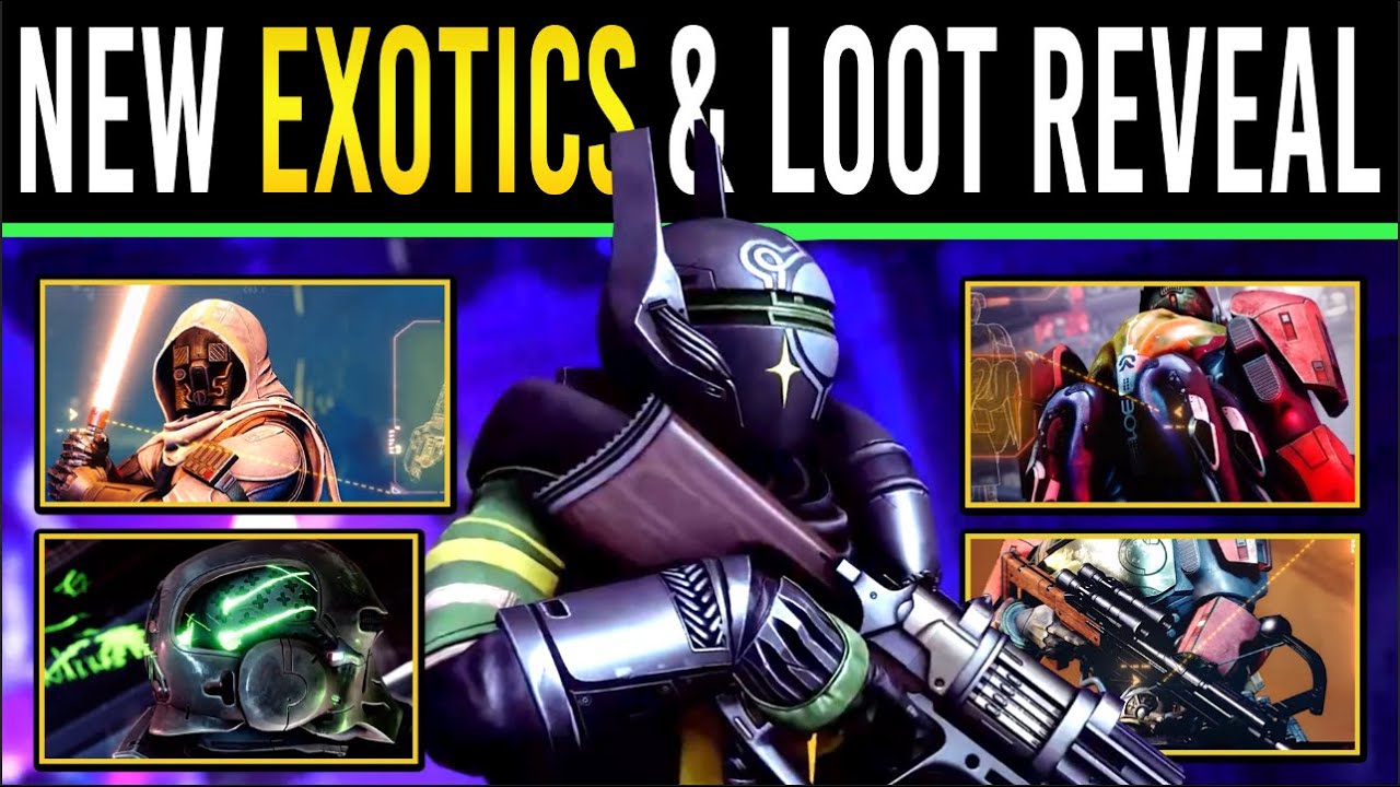 Destiny 2: NEW EXOTICS REVEALED! Renegades LOOT TRAILER, New Weapons ...