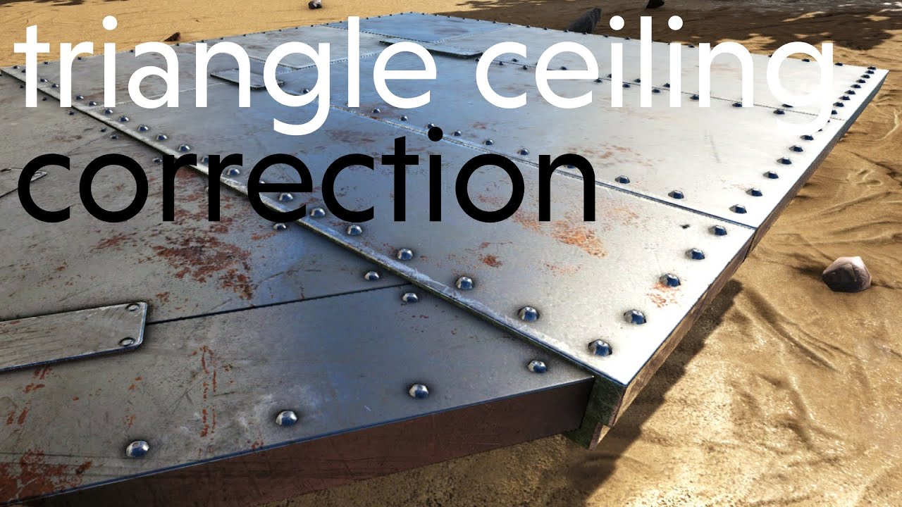 triangle ceiling height correction | Ark: Survival Evolved 129 - YouTube