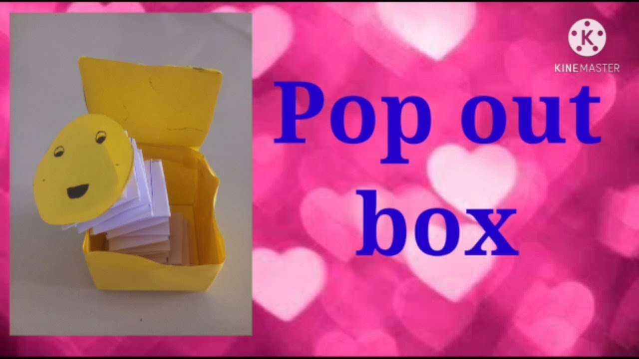 Pop out box/suprise gift box/gift idea/made by perry - YouTube