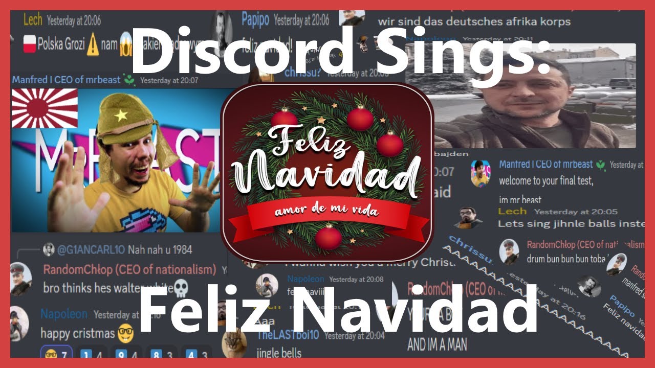 Discord Sings: Feliz Navidad - YouTube