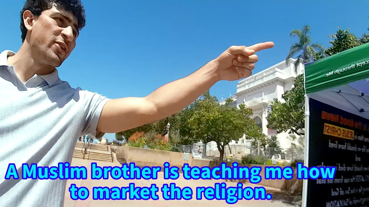 A Muslim brother is teaching me how to market the religion - YouTube