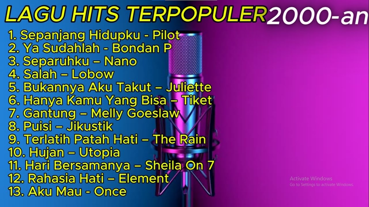 PLAYLIST NOSTALGIA LAGU TAHUN 2000AN - TOP TANGGA LAGU RADIO - YouTube