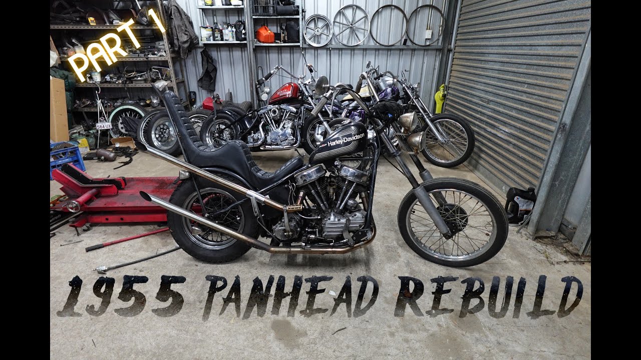 Ben's 1955 Harley Davidson Panhead Chopper Rebuild - YouTube