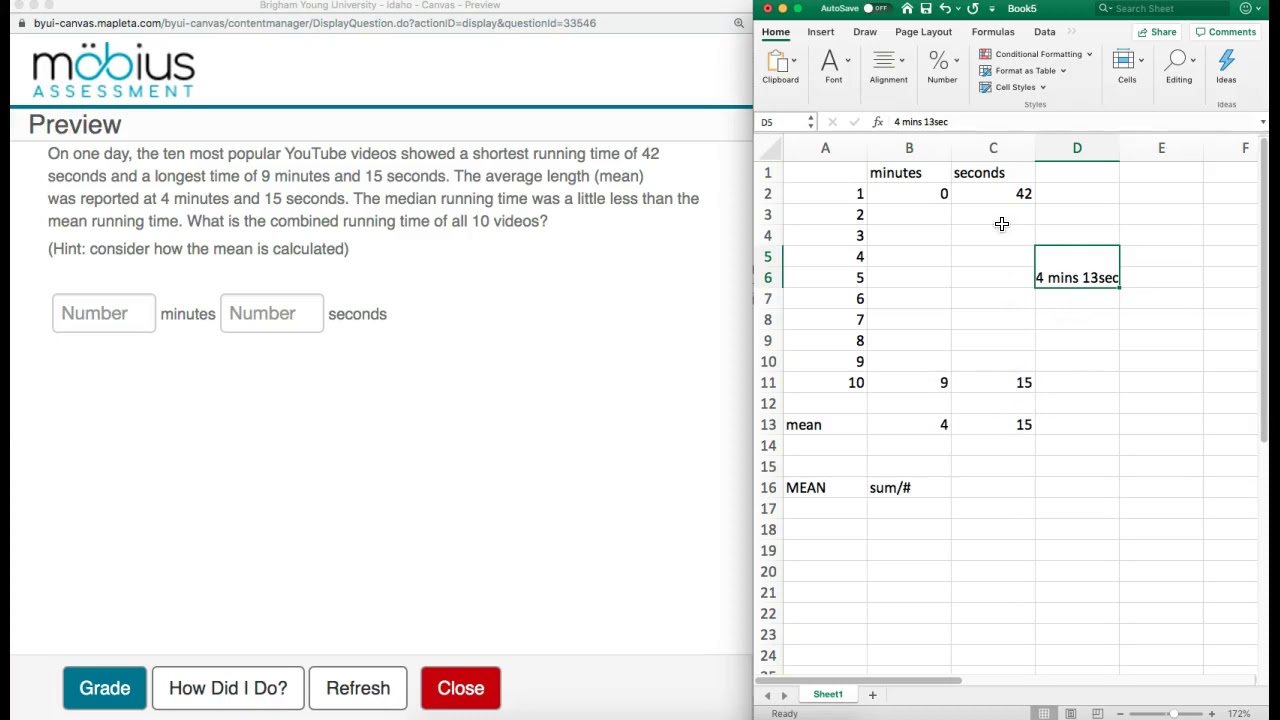 Mobius Lesson 5 Question #9 - YouTube