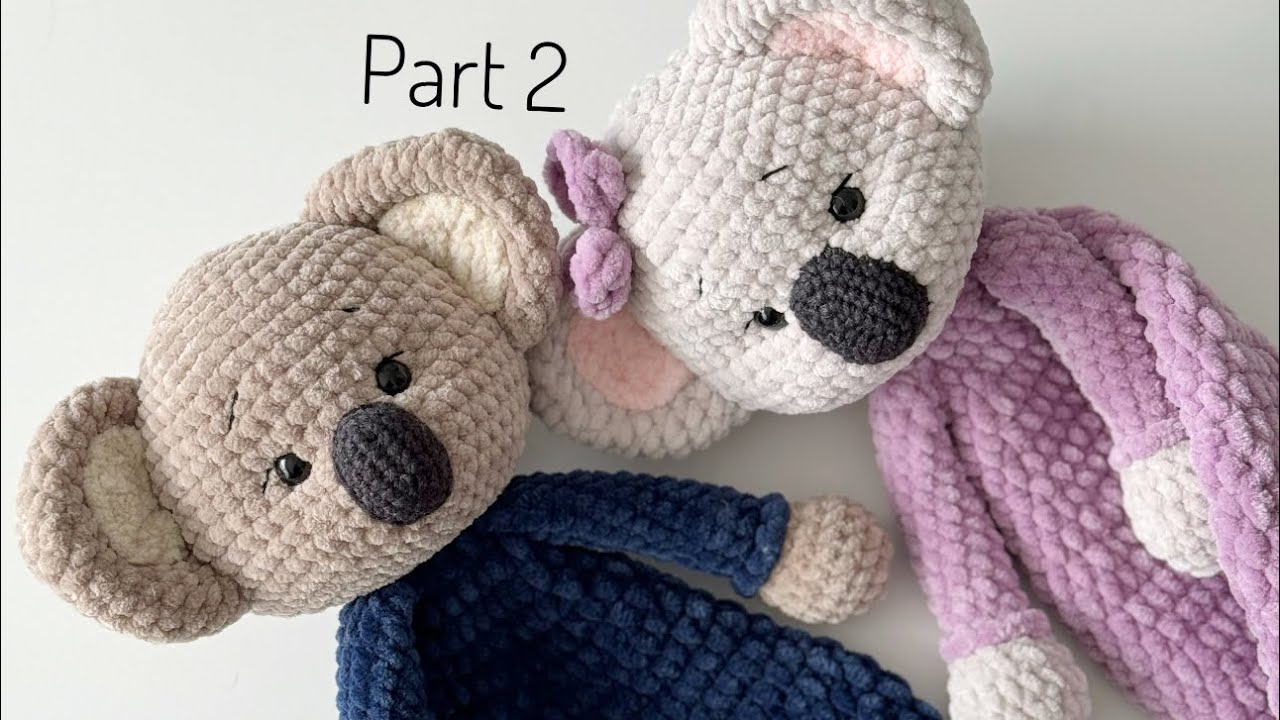 Amigurumi Uyku Arkadaşı💕2/3 Eng Subtitle (head,ears,arms,kafa,kol,kulak ...