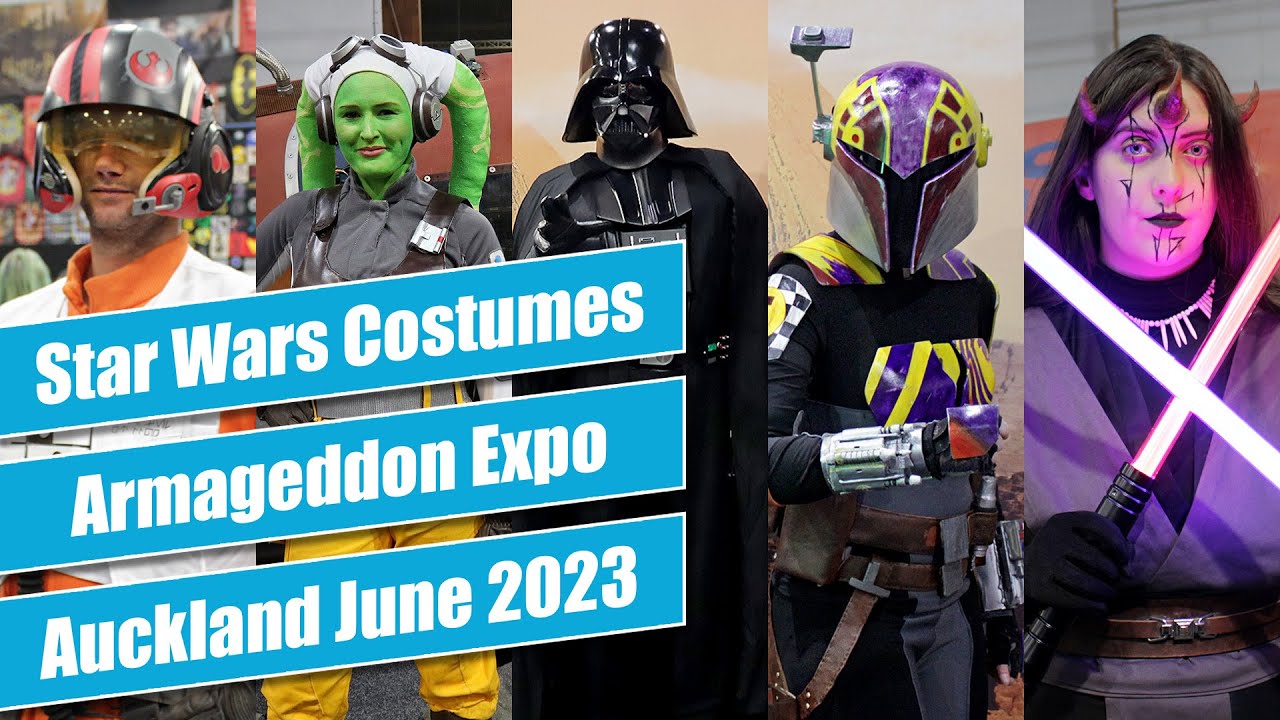 Star Wars Costumes - Armageddon Expo Auckland June 2023 - YouTube