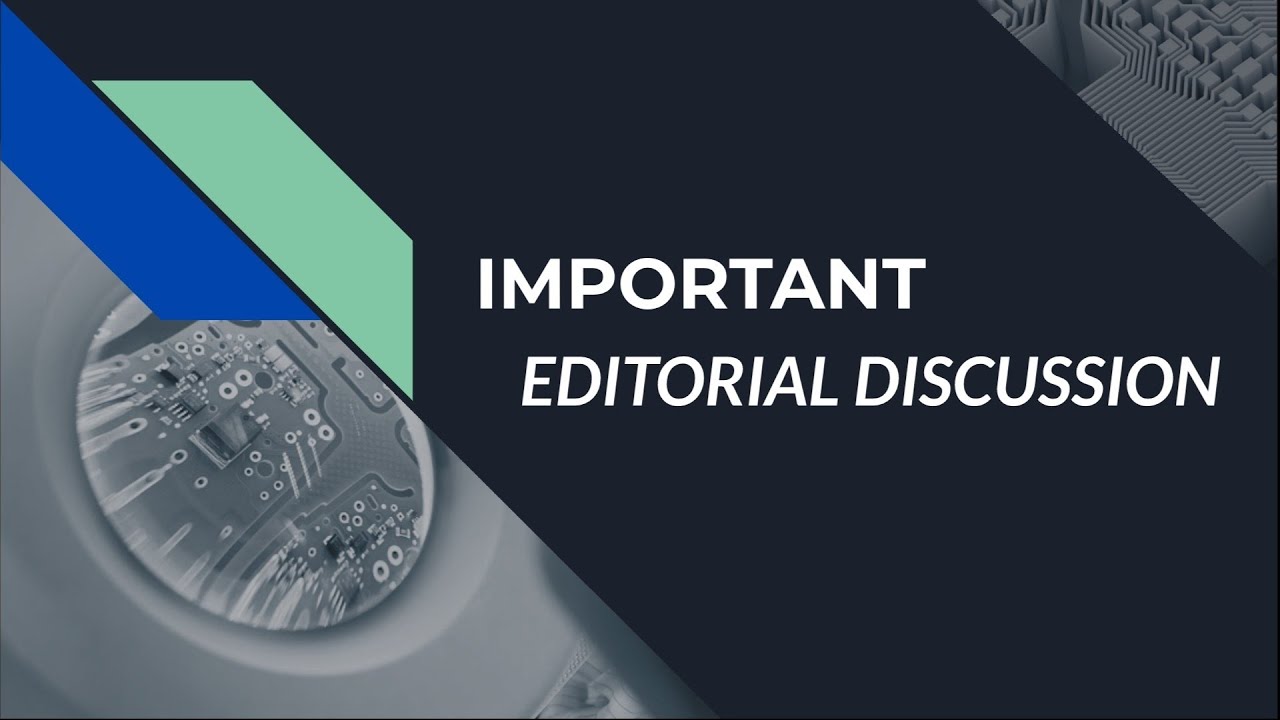 Newspaper Reading: Editorial Discussion - YouTube