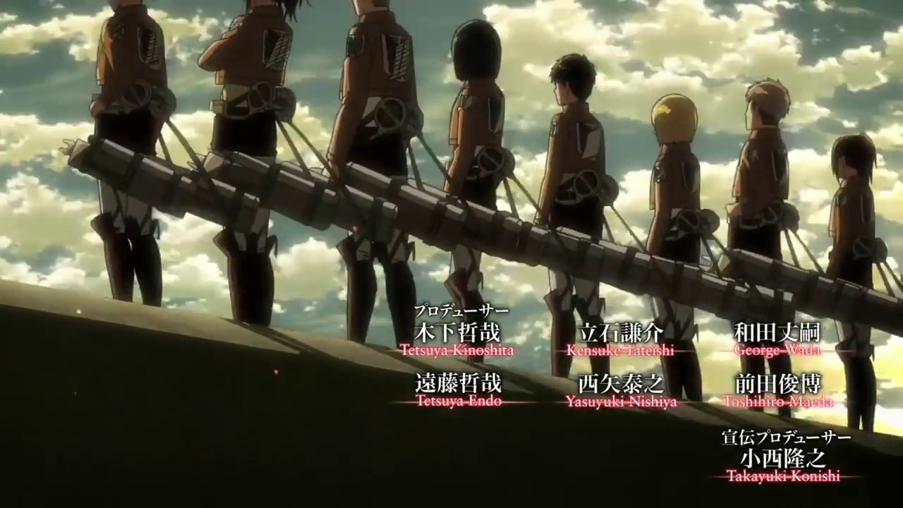 Attack on Titan Season 2 Official Opening Song Shinzou wo Sasageyo ...