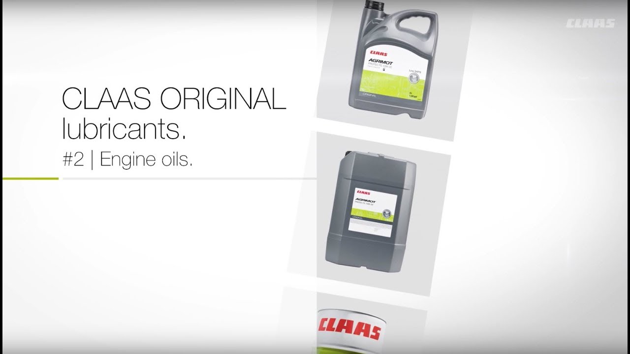 CLAAS ORIGINAL lubricants. #2 I Engine oils. - YouTube